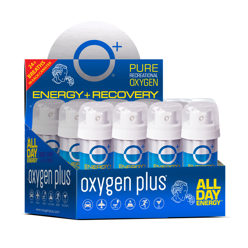 Oxygen Plus O+ | 12-Pack Mini - Portable Recreational Oxygen