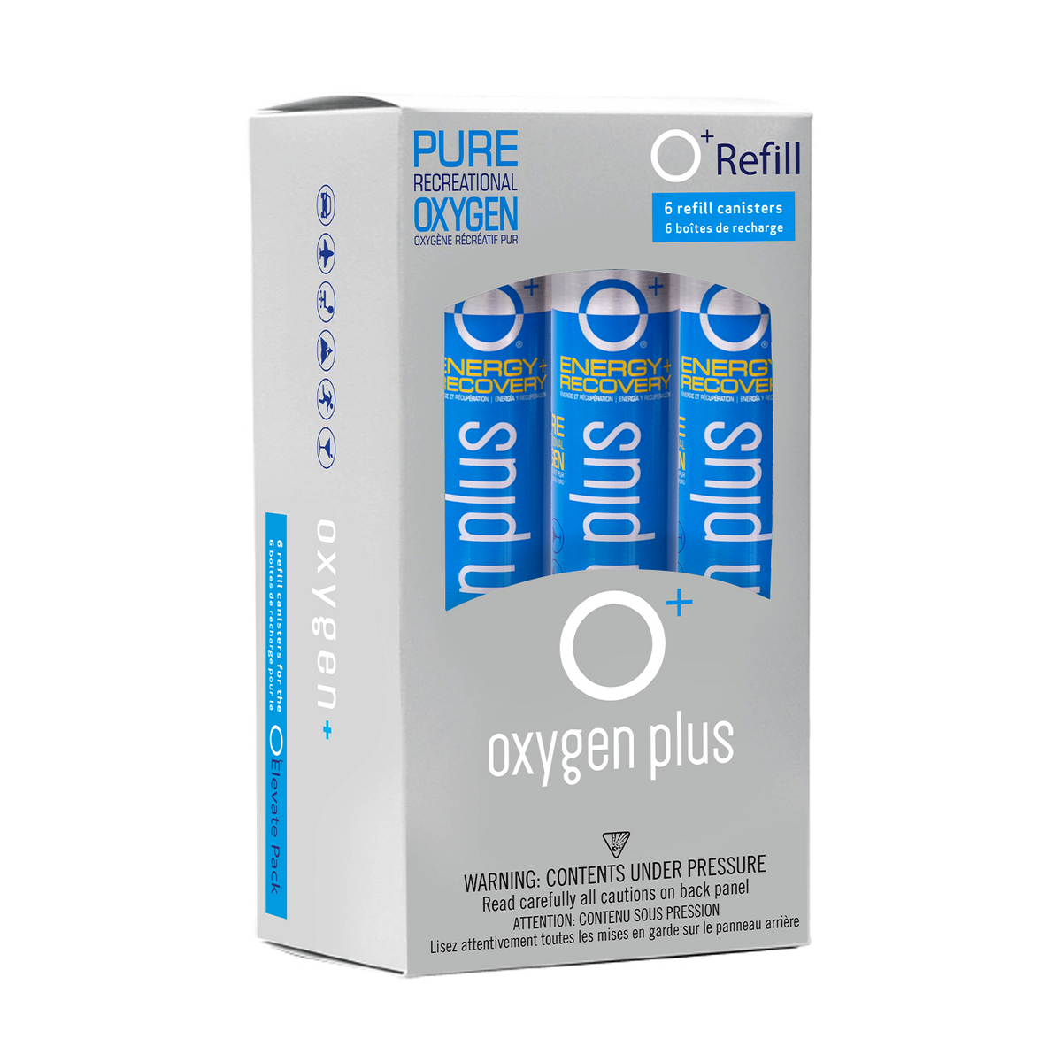 Oxygen Plus | Canned Oxygen Refill 6-Pack for O-Stick