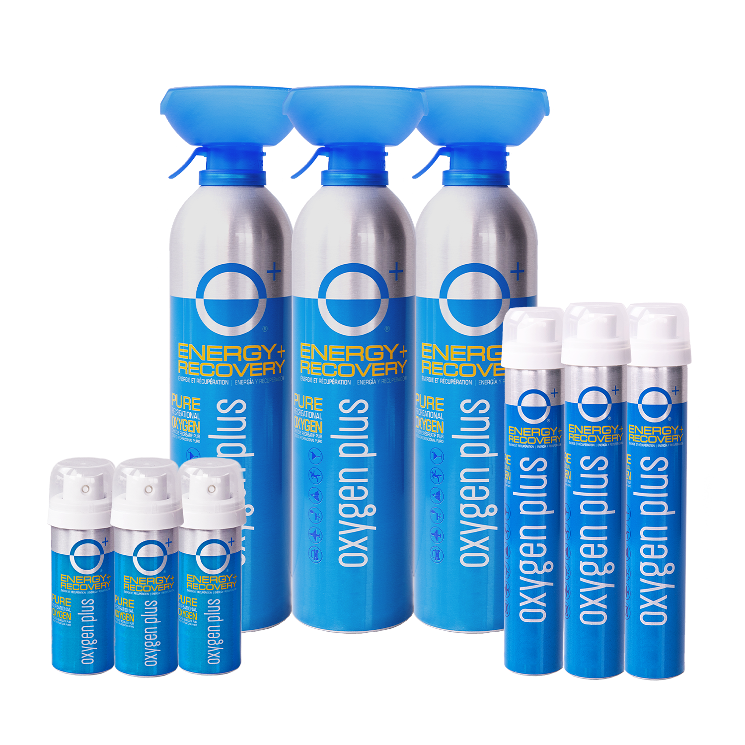 O+ Biggi - 11L Pure Personal Canned Recreational Oxygen - Oxygen Plus